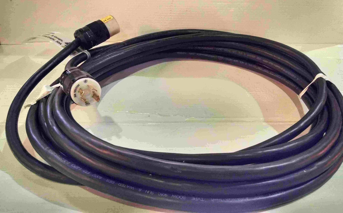 Extension Cord - 8 Guage, 50FT, 4 Wire, 240V, 30A — Gap Power