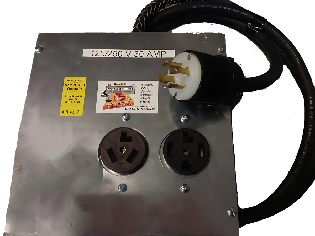 Electrical Adapter Box Rental, 30 Amp, 240 Volt — Gap Power