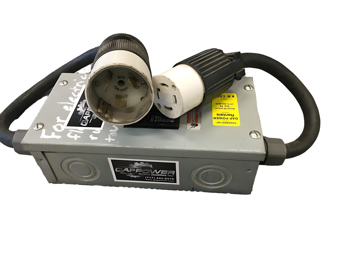Electrical Adapter Box Rental, 50A to 30A step dow — Gap Power