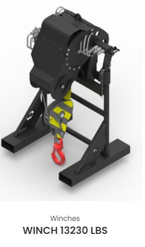 Magni Roto Boom Winch 13,230 lbs — Gap Power