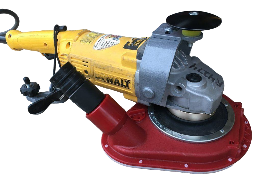 Rent a Hand held Concrete Grinder w/ Shroud & Blade — Gap Power